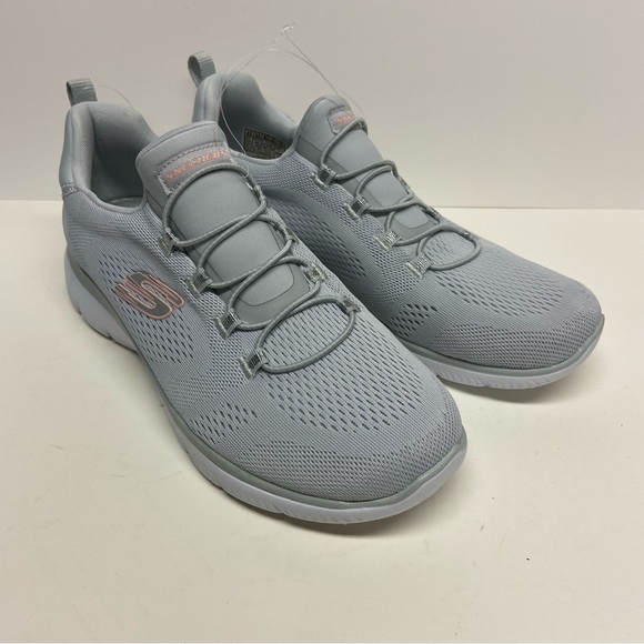 Skechers | Shoes | Skechers Womens Shoes Summit Bungee Sneakers Gray ...